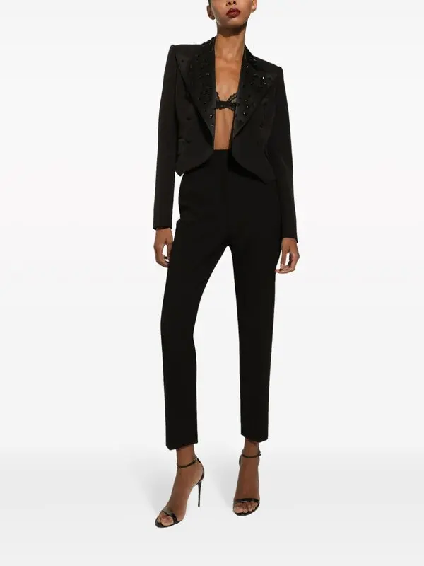 Dolce & Gabbana High-waisted Cropped Trousers