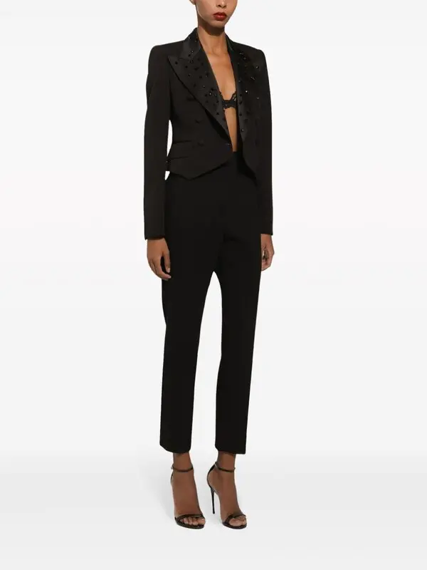 Dolce & Gabbana High-waisted Cropped Trousers