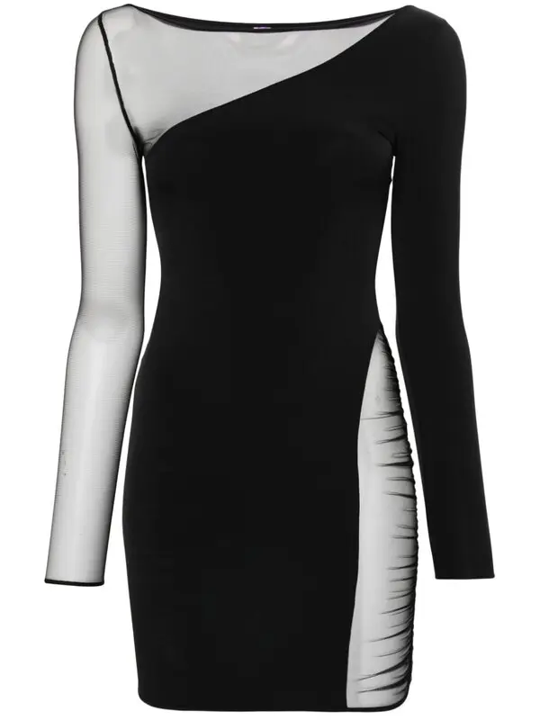 MAISON CLOSE Nuit Fauve Asymmetric Dress