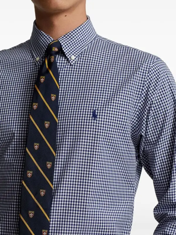 Polo Ralph Lauren Mini Check.pattern Cotton Shirt