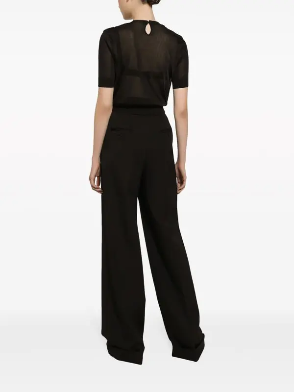 Dolce & Gabbana Pleated Wide-leg Trousers