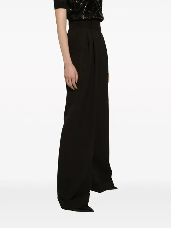 Dolce & Gabbana Pleated Wide-leg Trousers