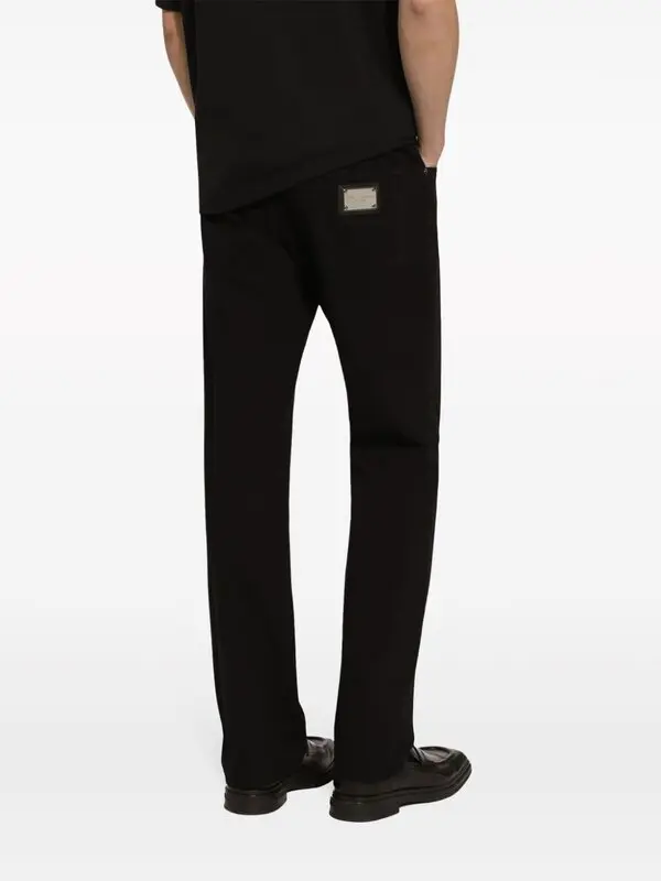 Dolce & Gabbana Classic Straight Leg Jeans - Black