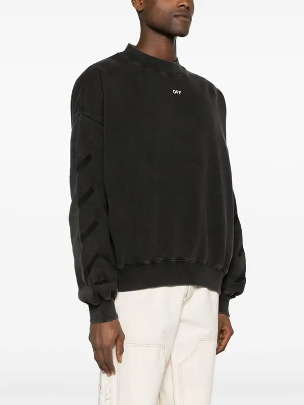 Off-White S.matthew Cotton Sweatshirt - Black