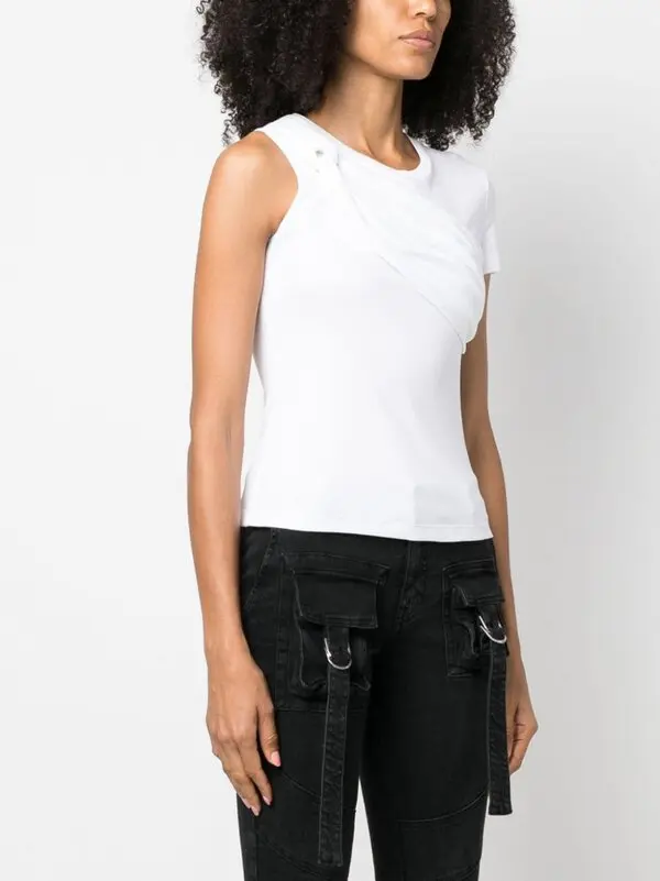 Blumarine Twist-detail T-shirt