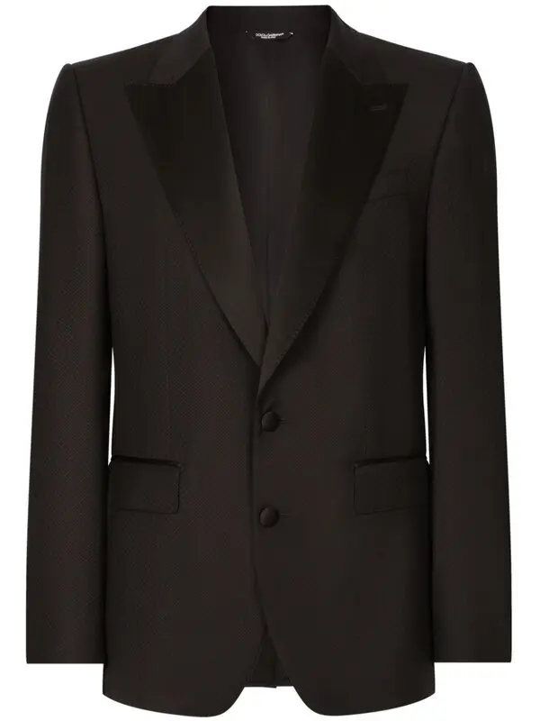 Dolce & Gabbana Contrasting Lapels Two-piece Suit