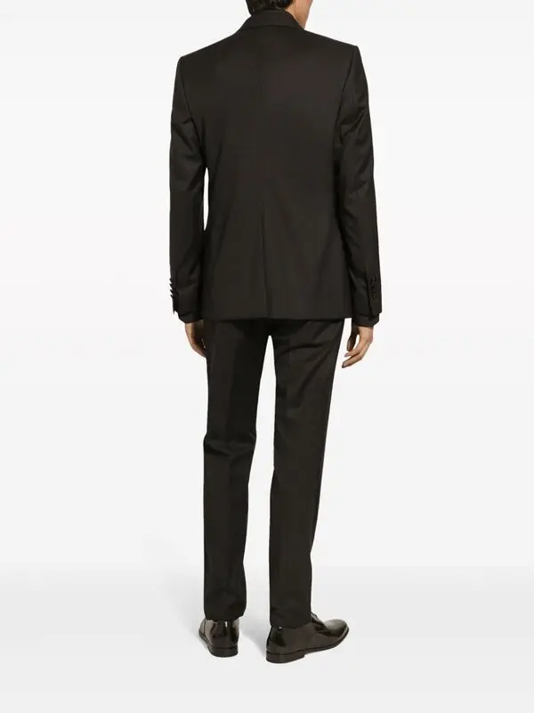 Dolce & Gabbana Contrasting Lapels Two-piece Suit
