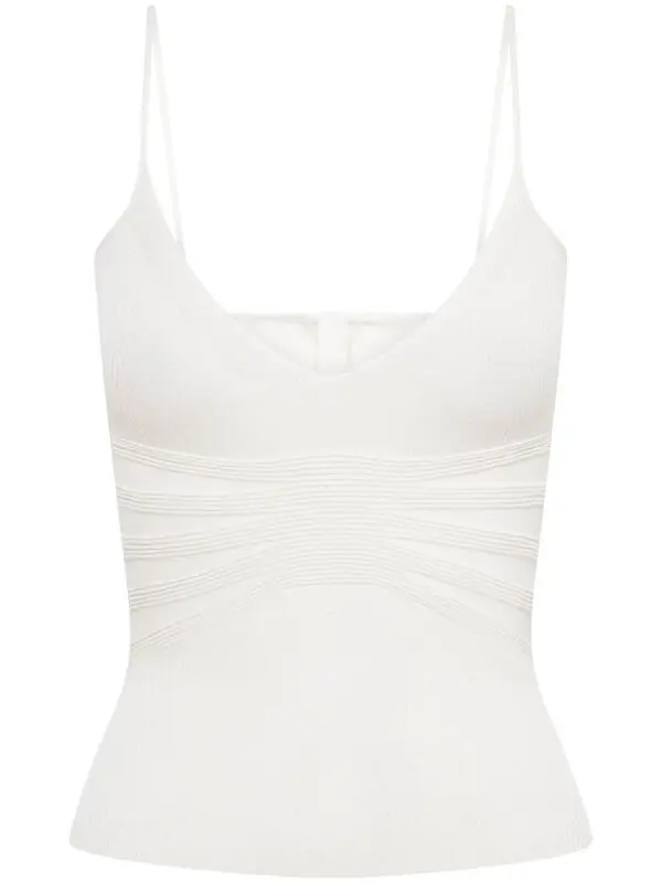 DION LEE Culpt Ribbed Cami Top