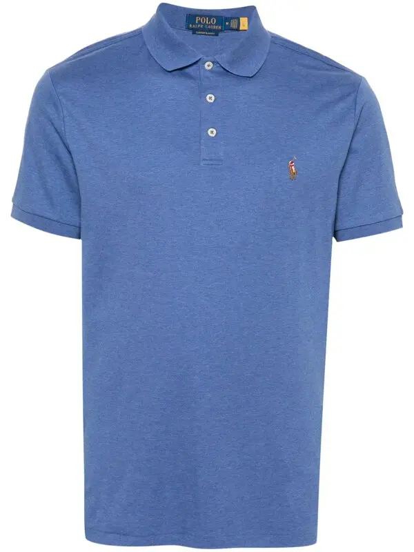 Polo Ralph Lauren Embroidered Logo Cotton Blend Polo Shirt