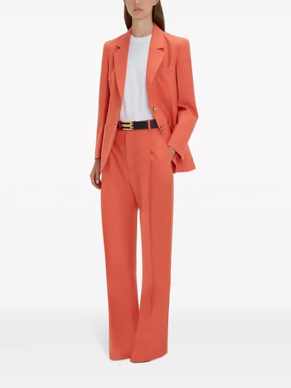 Victoria Beckham Patch-pocket Single-breasted Blazer