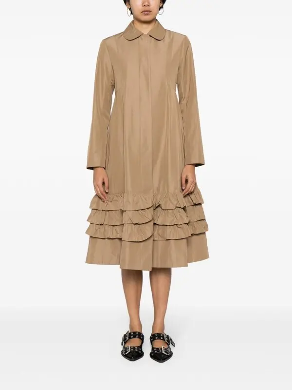 MOLLY GODDARD Lacey Ruffled Coat