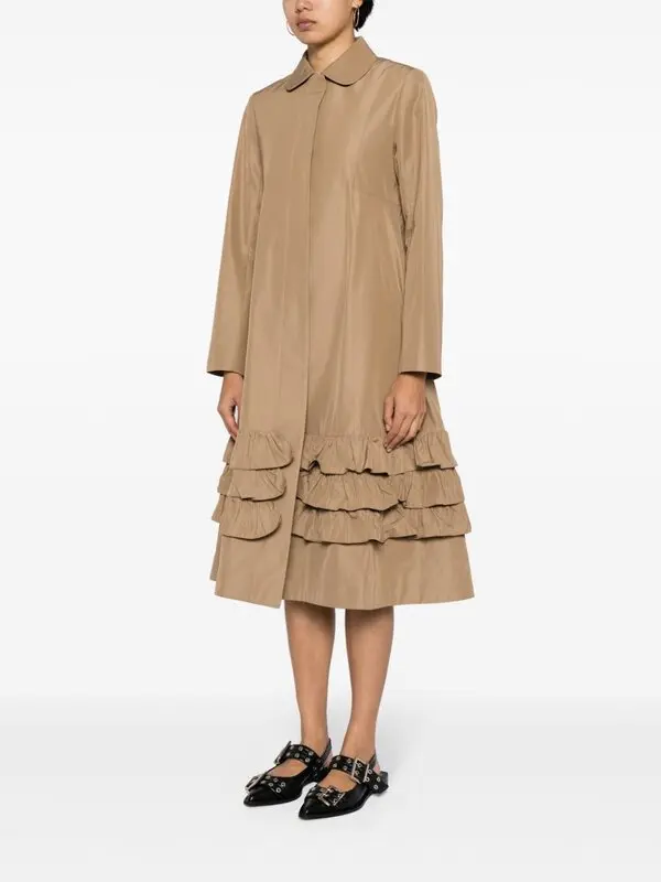 MOLLY GODDARD Lacey Ruffled Coat