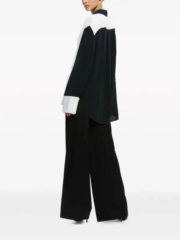 Alice + Olivia Finely Colour-block Shirt