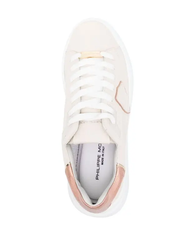 Philippe Model Trés Temple Sneakers - Neutrals