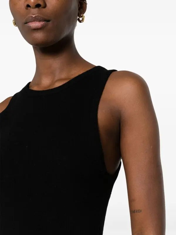Max & Moi Debardeur Sleeveless Top - Black