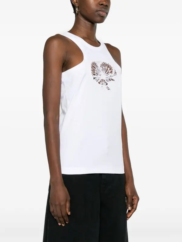 Stella McCartney Floral-embroidered Tank Top