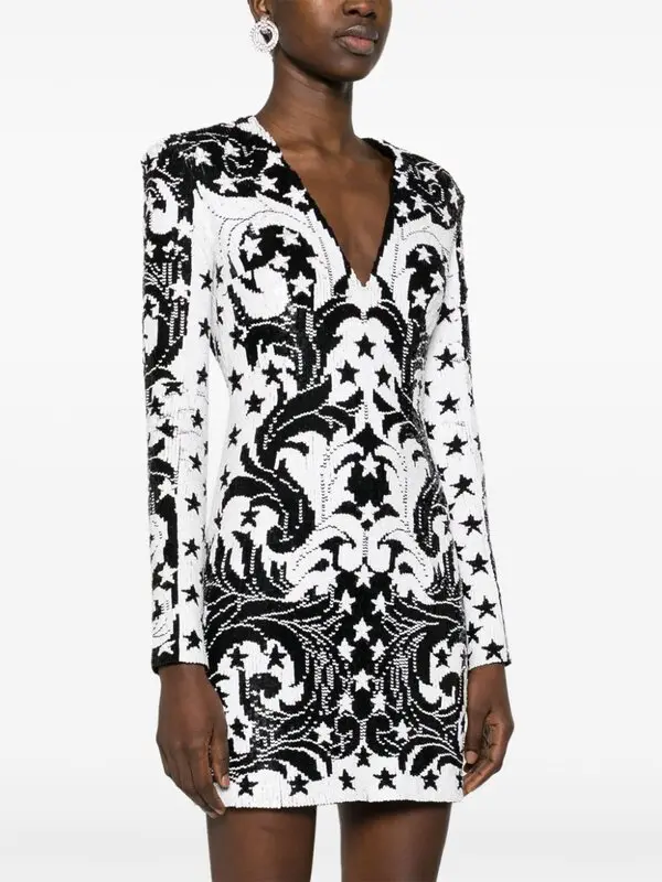 Balmain Sequinned Mini Dress