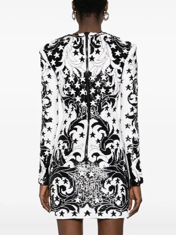 Balmain Sequinned Mini Dress