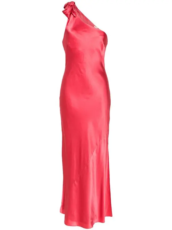 kamila satin maxi dress Veiled Kamila Satin Maxi Dress Blush Size S / AU 8
