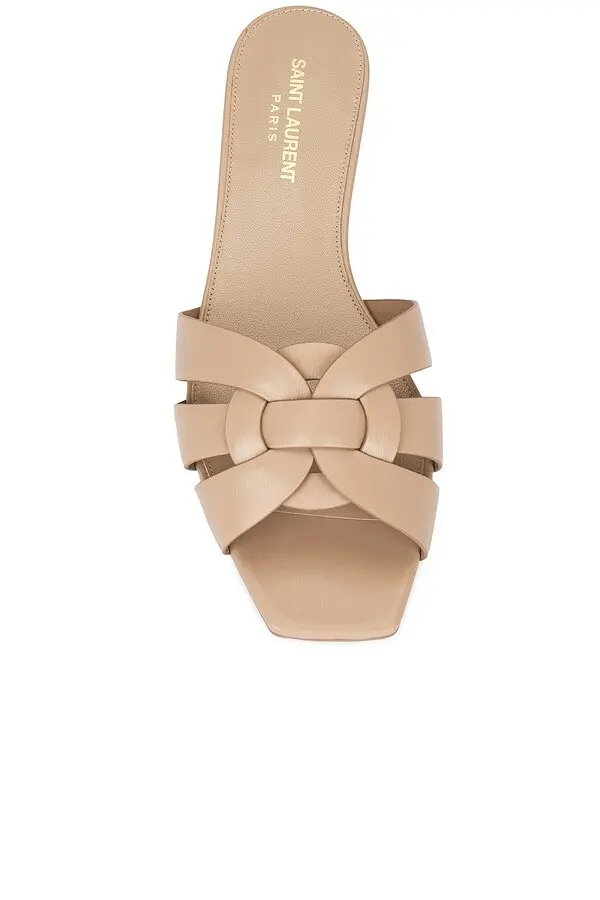 Saint Laurent Tribute Flat Sandal