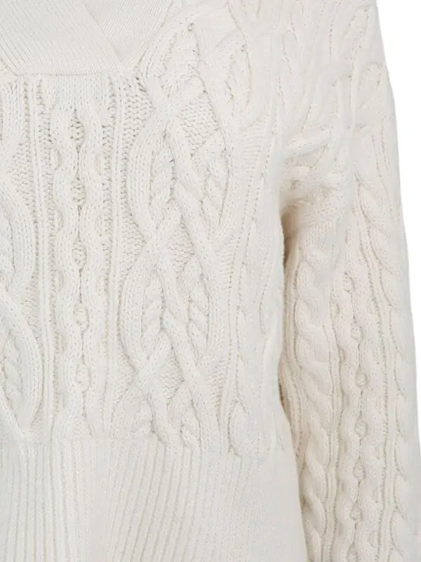 Simkhai Cable-knit Polo Jumper