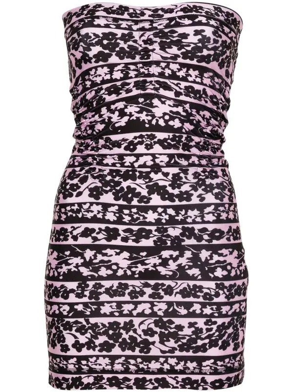 KNWLS Skinn Blossom-print Mini Dress