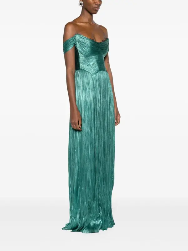 maria lucia hohan sada chiffon dress in green Maria Lucia Hohan Cassandra Dress in Green