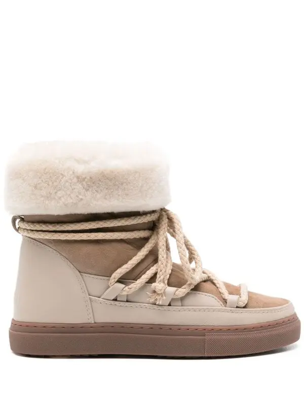 Inuikii Classic Leather Lace-up Boots - Brown
