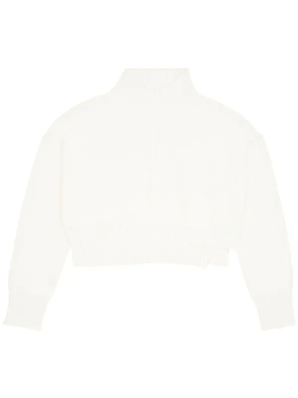 MAISON MARGIELA High-neck Jumper - White
