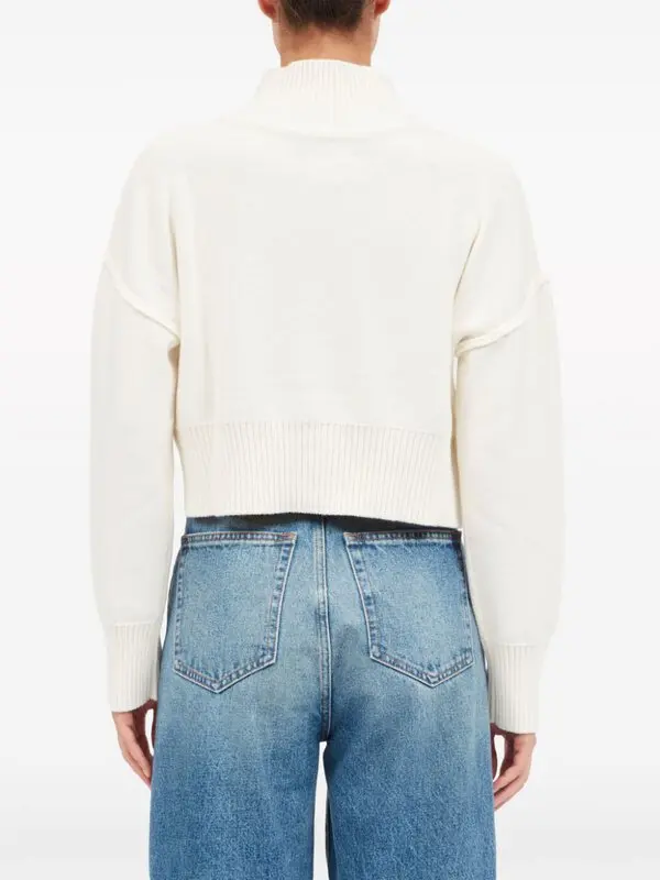 MAISON MARGIELA High-neck Jumper - White