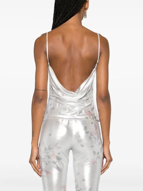 MARGHERITA MACCAPANI Tone Ita Laminated Camisole Top