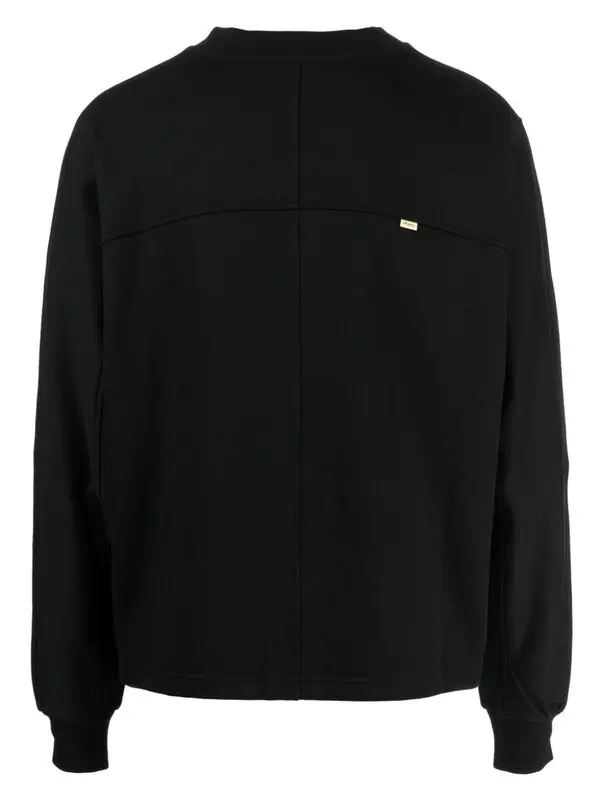 OFF DUTY Logo-embroidered Cotton Sweatshirt - Black