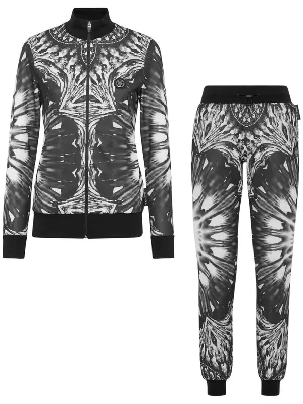 PLEIN SPORT Kaleidoscopic-print Tracksuit Set