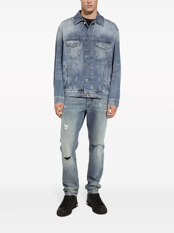 Dolce & Gabbana Cotton Denim Jacket