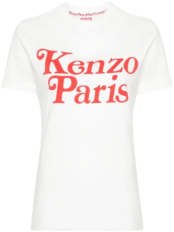 Kenzo Logo-print Cotton T-shirt - White
