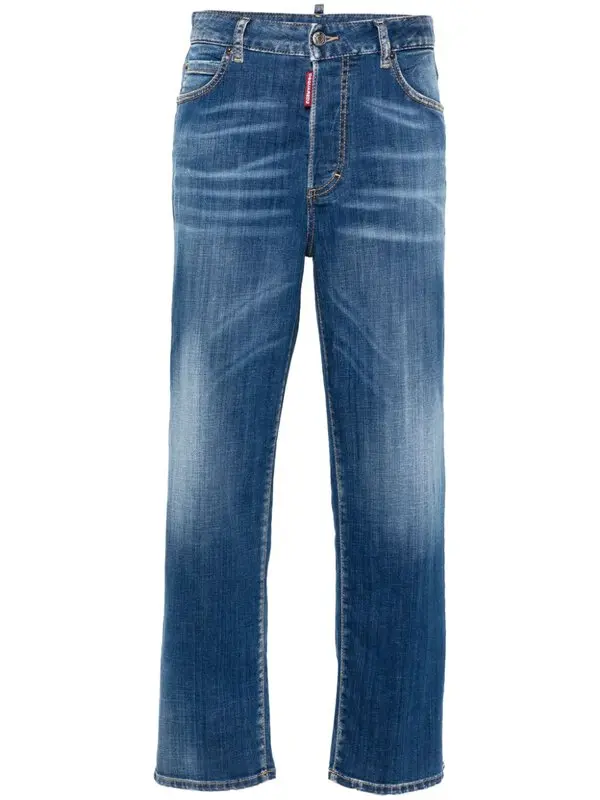 Dsquared2 Mid-rise Slim-fit Jeans - Blue