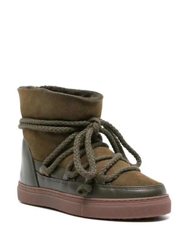 Inuikii Classic Suede Ankle Boots - Green