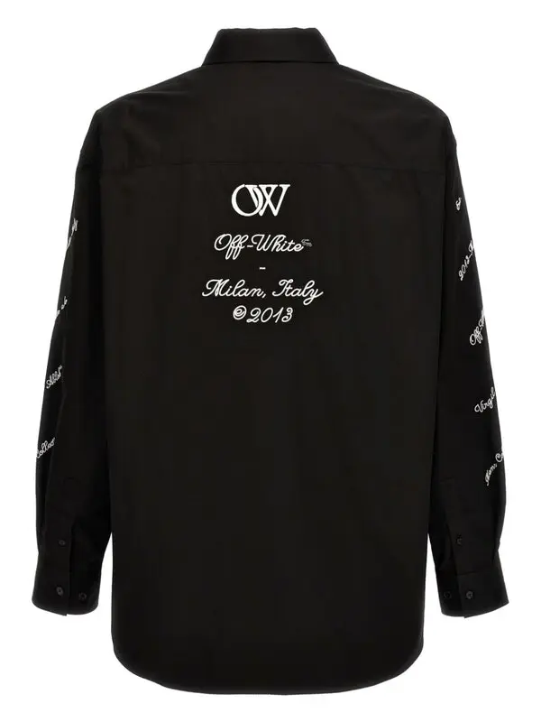 Off-White 23 Heavycot Cotton Overshirt - Black
