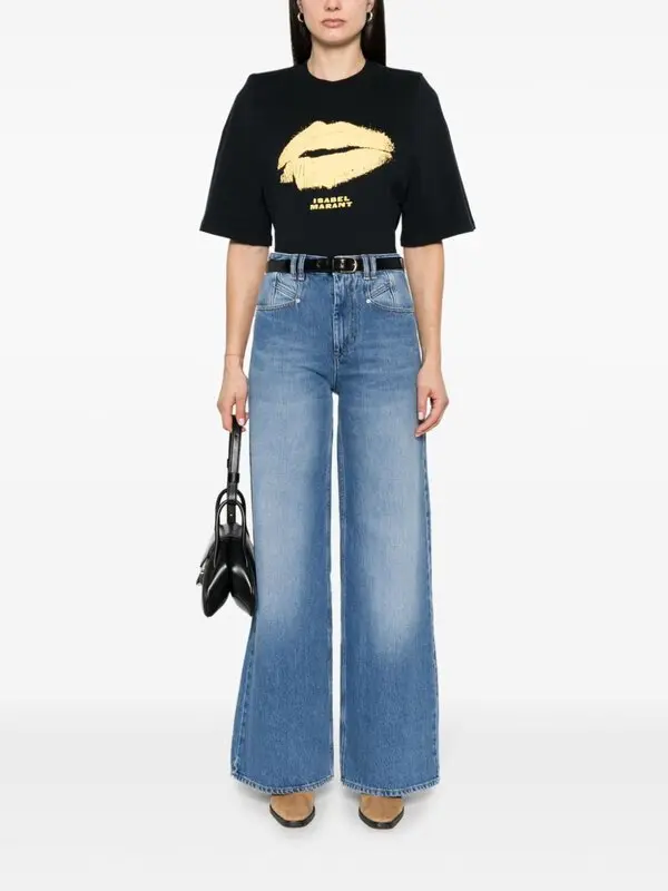 Isabel Marant Étoile Lemony Wide-leg Jeans