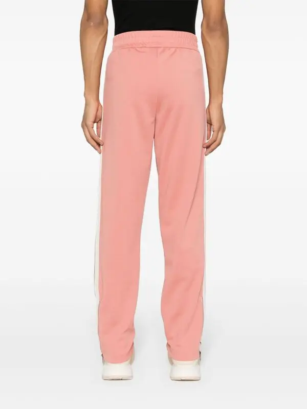 Palm Angels Logo Embroidered Track Pants - Pink
