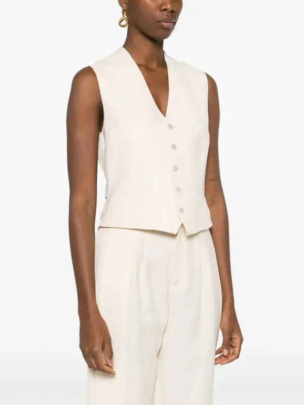 Ralph Lauren Logo-jacquard Vest - Neutrals