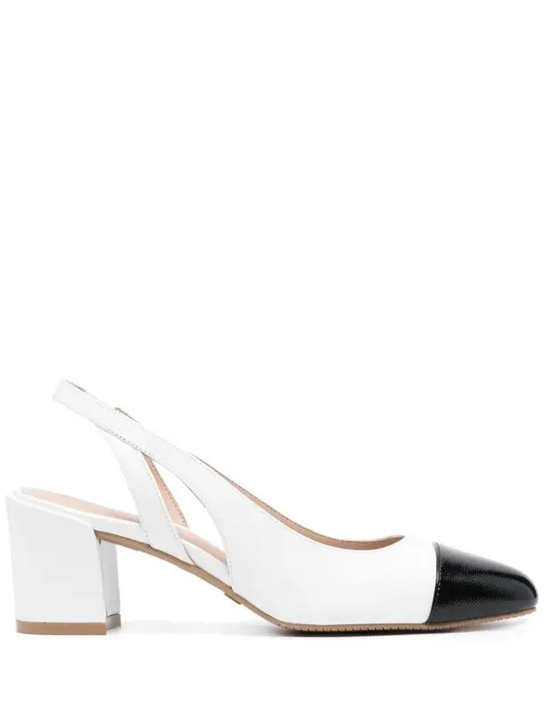 STUART WEITZMAN Sleek Slingback 60mm Pumps - White