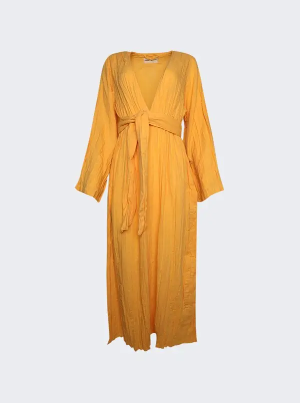 Mara Hoffman Blair A-line Dress - Yellow