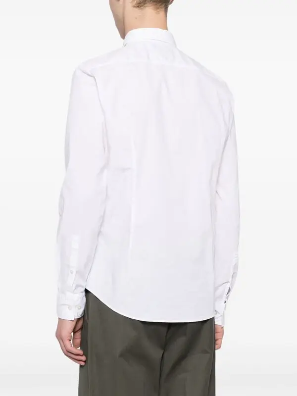 Hugo Logo-embroidered Cotton Shirt