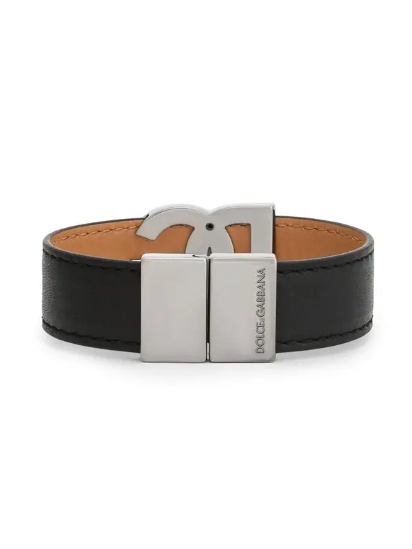 Dolce & Gabbana Logo Leather Bracelet