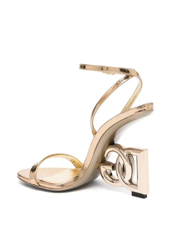 Dolce & Gabbana Keira 105mm Sandals - Gold