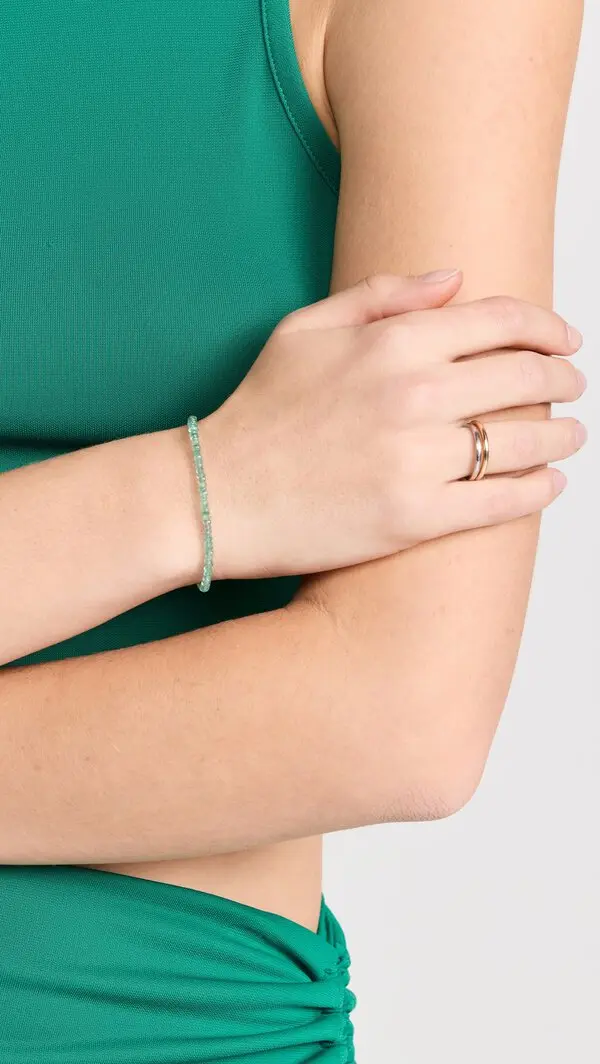 Jia Jia 14k Gold Emerald Bracelet
