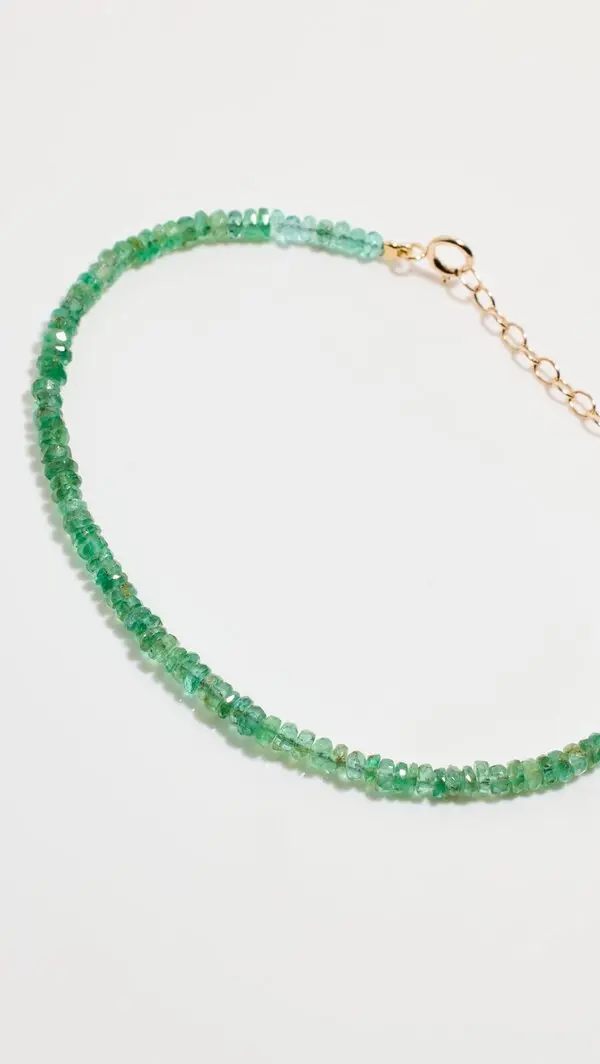 Jia Jia 14k Gold Emerald Bracelet