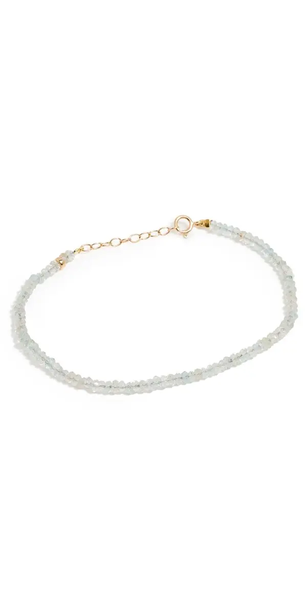 Jia Jia 14k Aquamarine Bracelet - March - Aquamarine