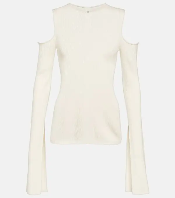 Rick Owens Cutout Virgin Wool Top